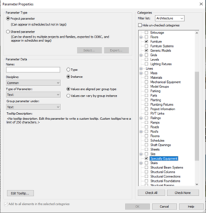 Types of Revit Parameters