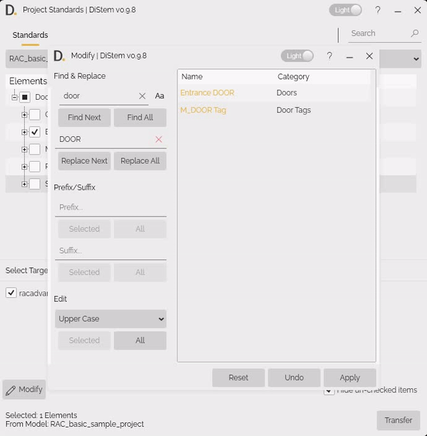 DiStem by DiRoots • ATG USA • Model Management Tools for Revit